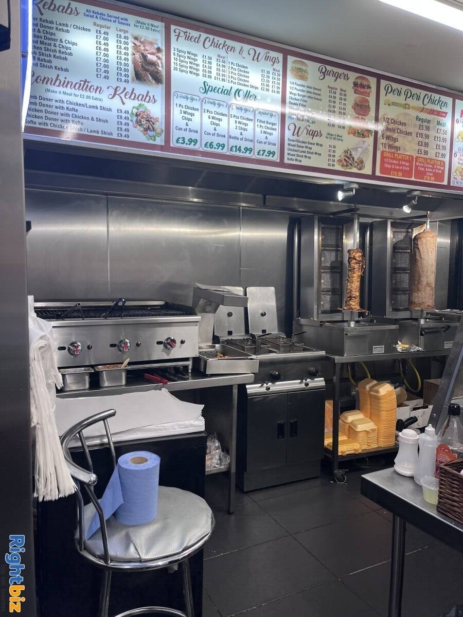 Profitable Takeaway Kebab, Pizza, Chicken Shop in Enfield, London for Sale