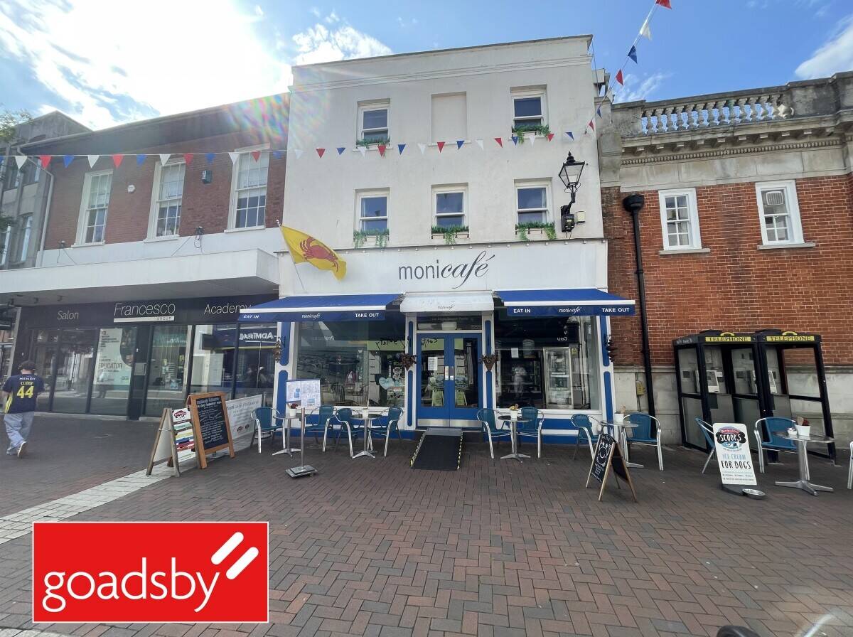 Freehold cafe with 2-bedroom flat for sale in Poole Dorset