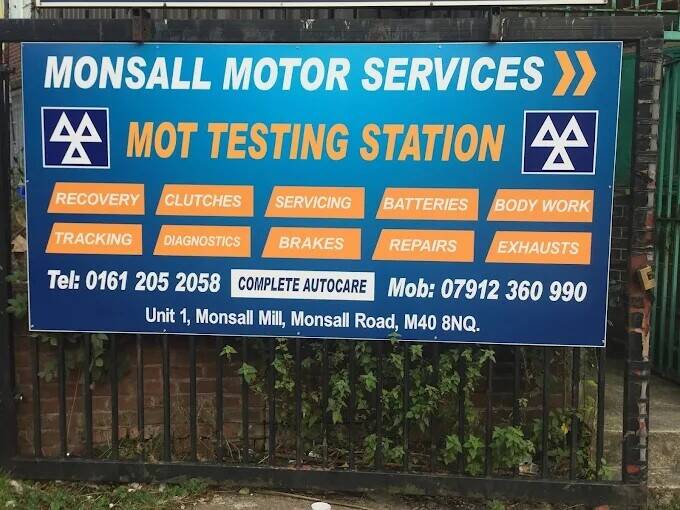 MOT Station Garage and Car Sales in Manchester available for purchase.