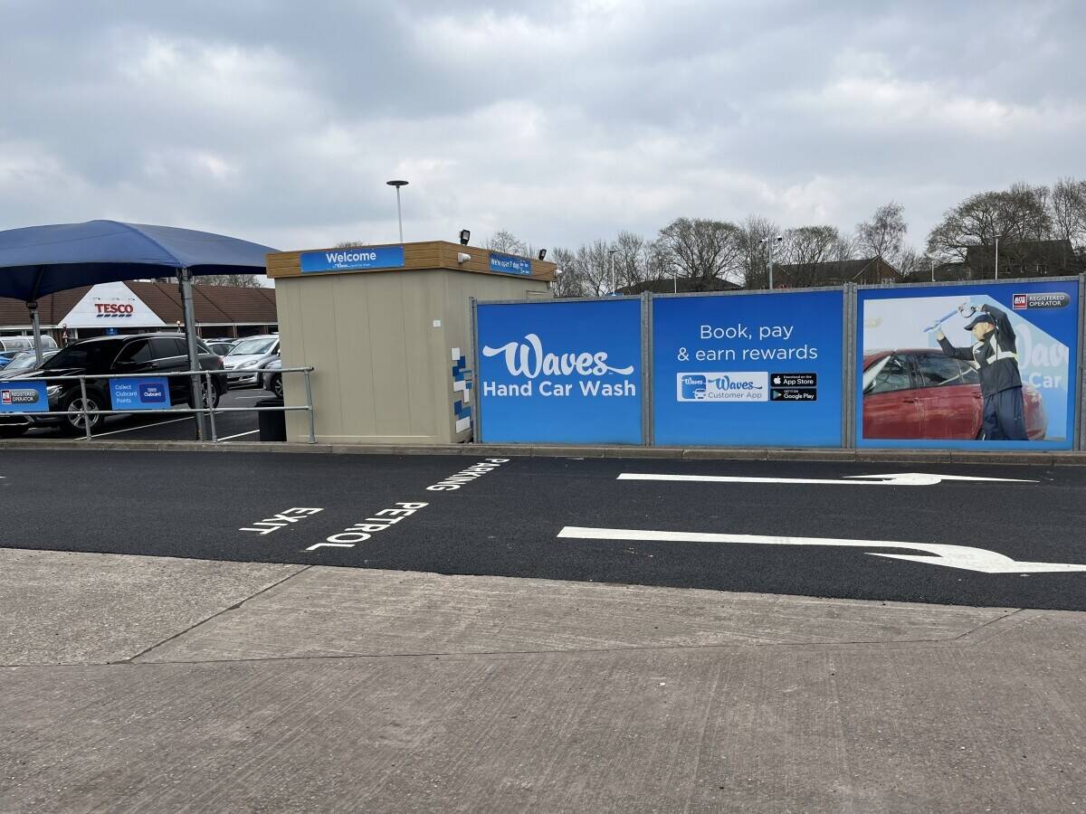 Waves Car Wash Available At Tesco In Cannock, WS12 3YY - Rightbiz