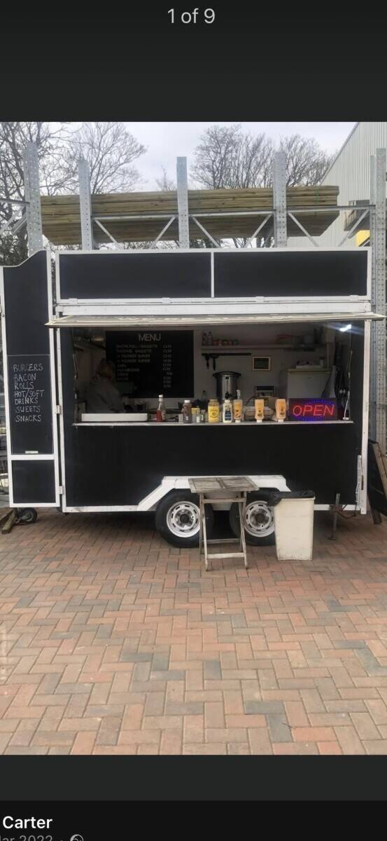 Fully Equipped Burger Van with Prime Location in Canterbury Kent for Sale
